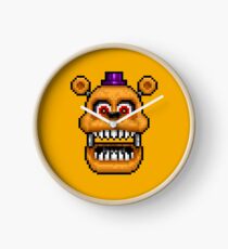 Fnaf World Clocks | Redbubble