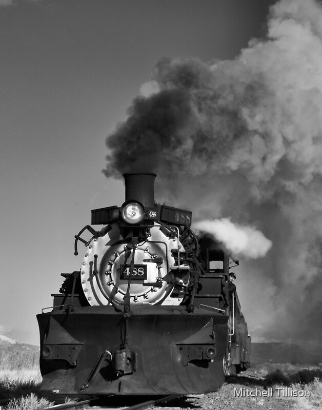 "Engine 488, Cumbres & Toltec Railway" by Mitchell Tillison | Redbubble
