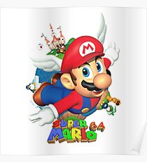 Mario 64 Posters | Redbubble
