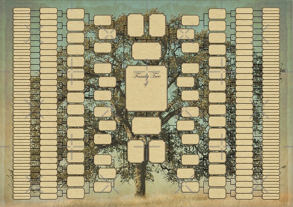 "8 Generation Family Tree" by HeritageScrap | Redbubble
