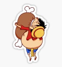 Luffy Chibi Stickers | Redbubble