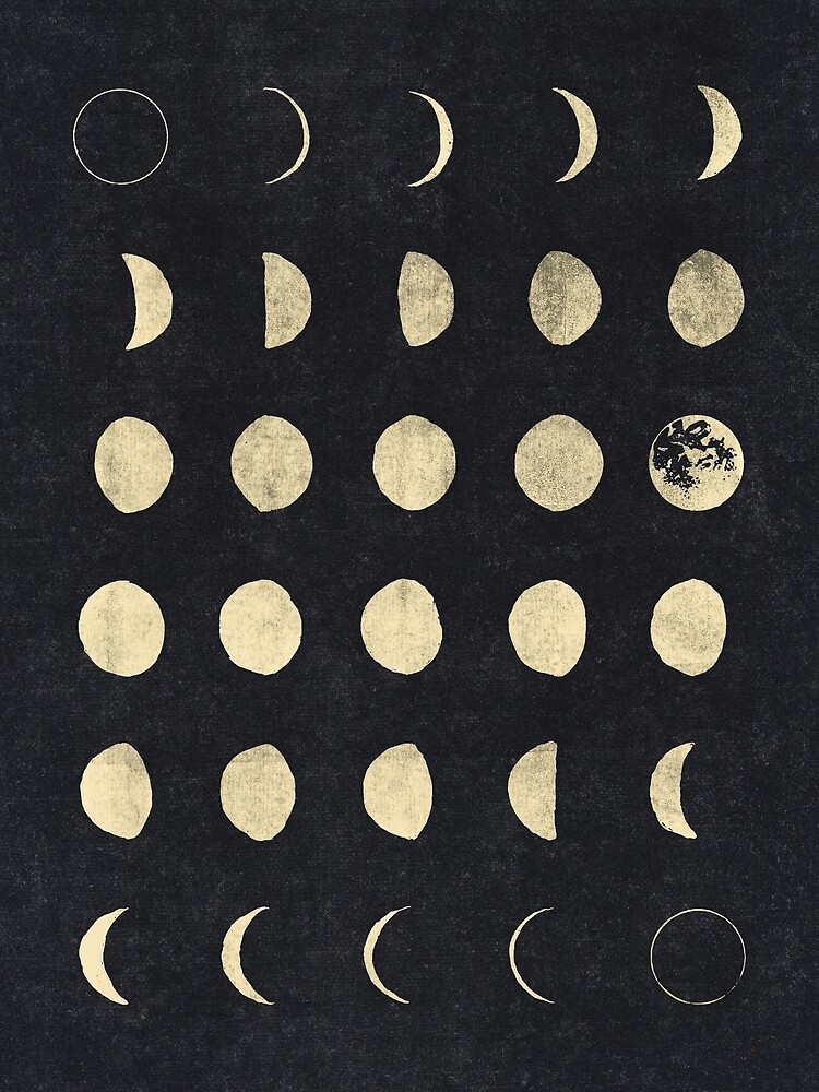 "Moon Phases" by wolfandbird | Redbubble