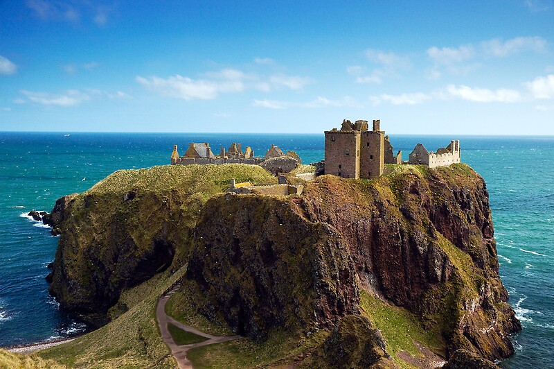 "Dunnottar Castle, Scotland" by Scott Moncrieff | Redbubble