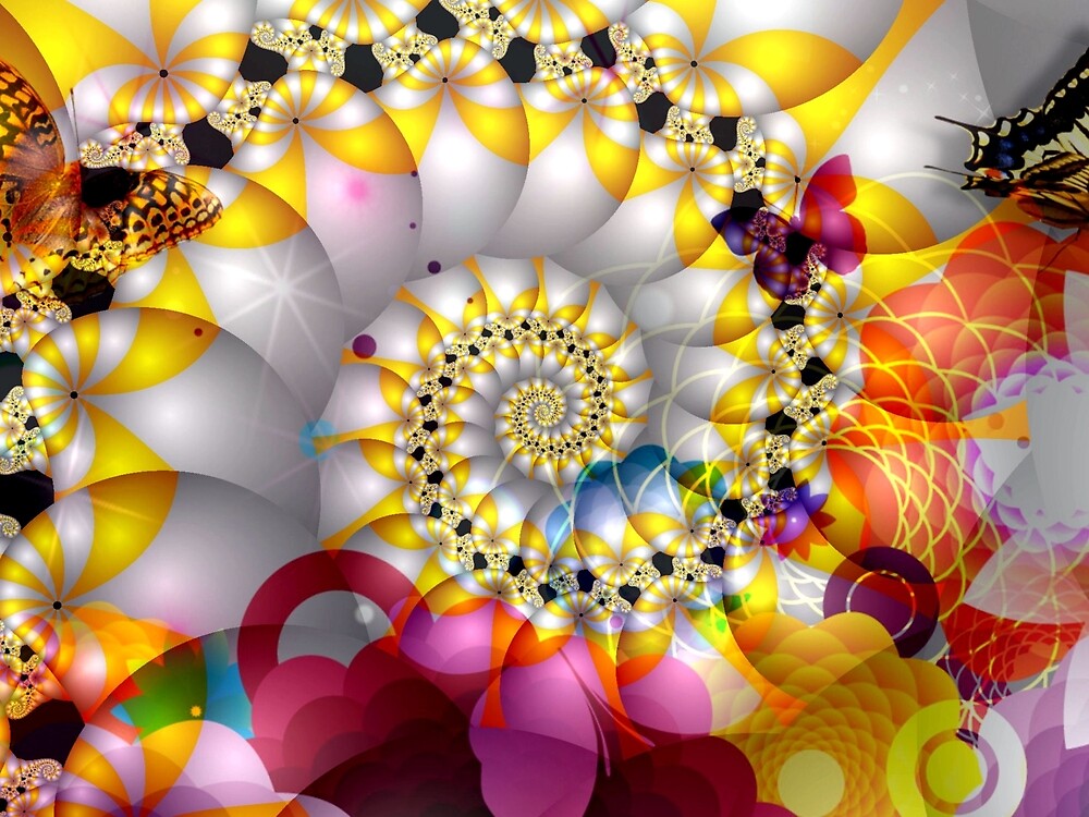 "Beautiful Spiral" by Brian Exton | Redbubble