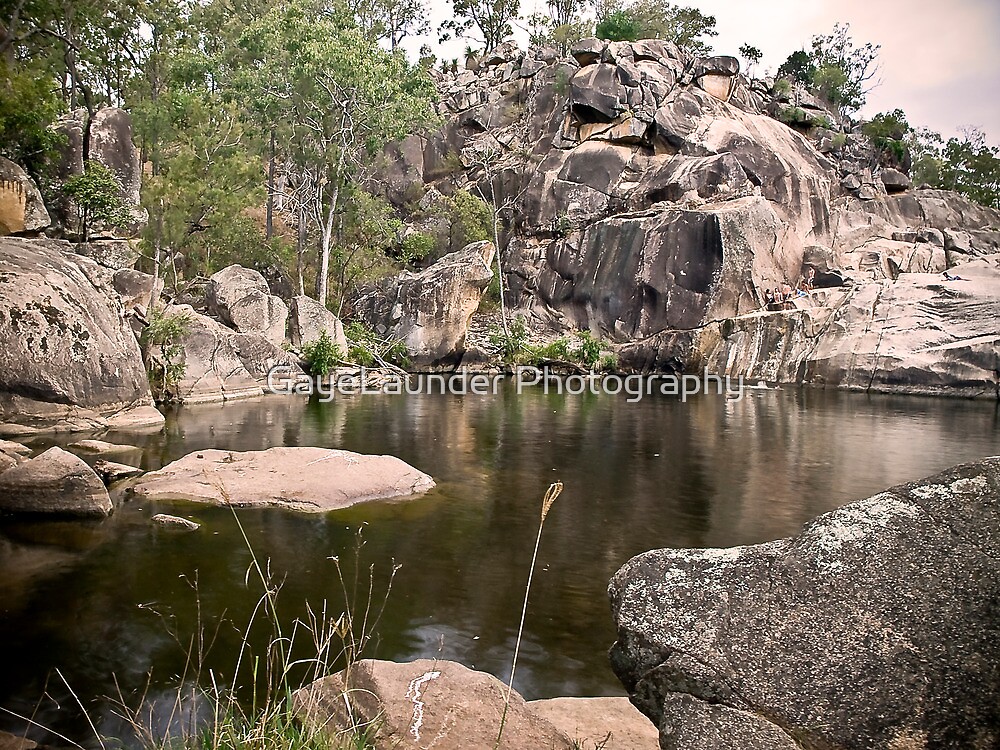 "Coomba Falls, Maidenwell" by GayeLaunder Photography | Redbubble