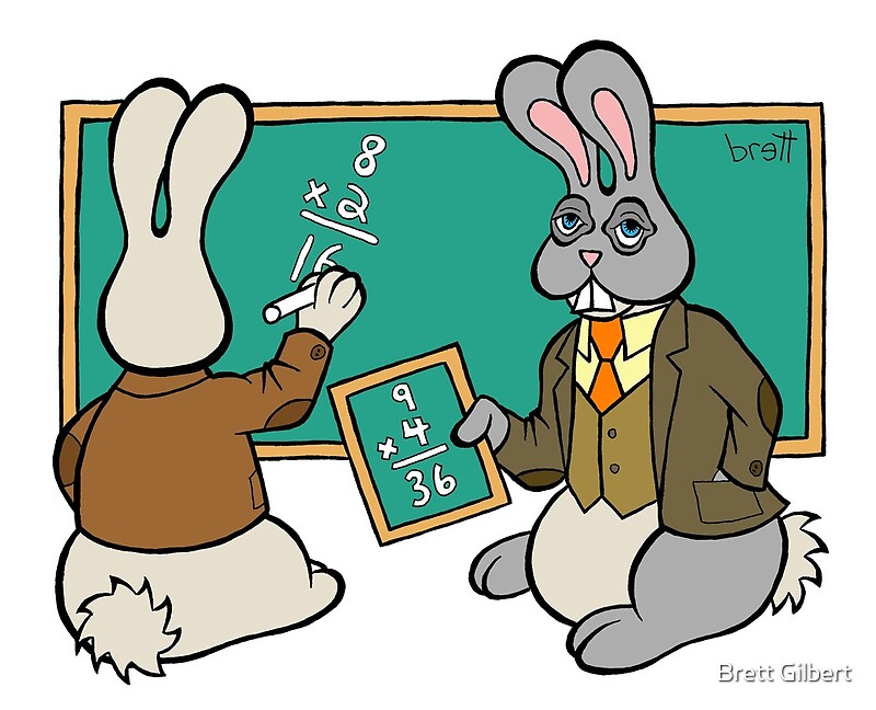 "Multiply Like Rabbits" by Brett Gilbert | Redbubble