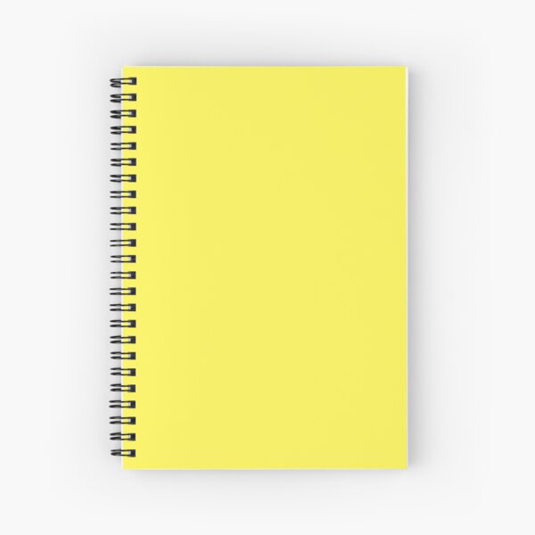 Yellow Spiral Notebooks | Redbubble