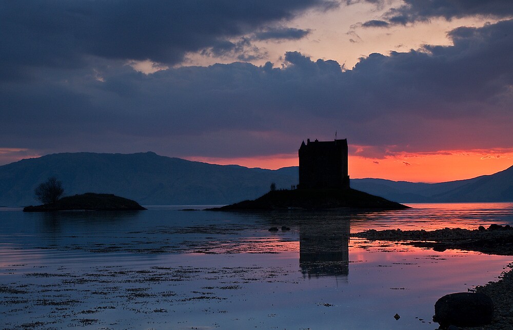 "Castle Stalker II, Scotland" by Scott Moncrieff | Redbubble