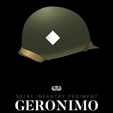 "501st Parachute Infantry Regiment - Geronimo" Sticker for Sale by ...