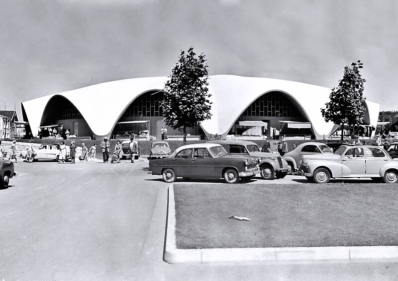 "The Central Market of Royan around 1956" by Francois Richet | Redbubble