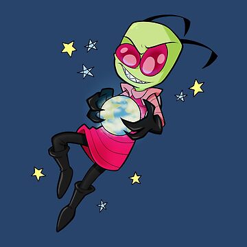 "Zim" Sticker for Sale by stabbyboy | Redbubble