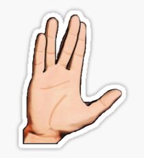 Vulcan Salute: Stickers | Redbubble