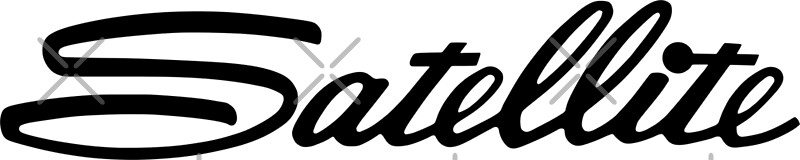 "Plymouth Satellite Script" by ItsMeRuva | Redbubble