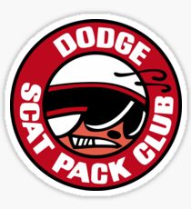 Dodge Scat Pack Stickers | Redbubble