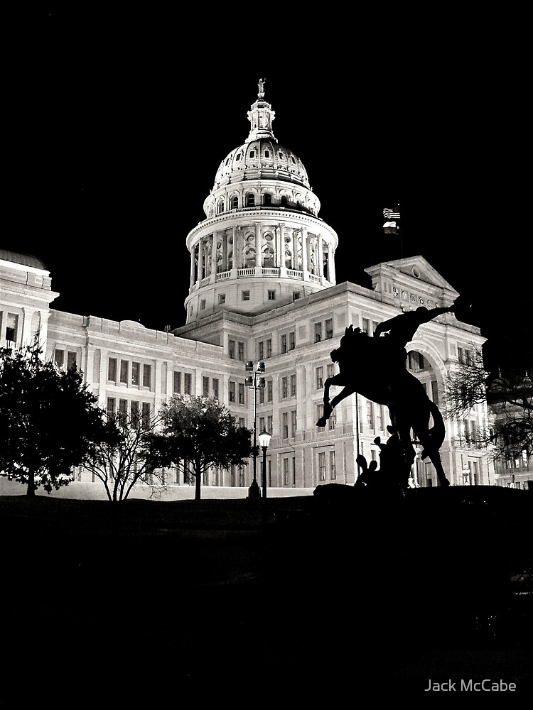 "Texas State Capitol Building - Night View - Austin" by Jack McCabe ...