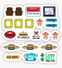 Friends Tv Series Stickers | Redbubble