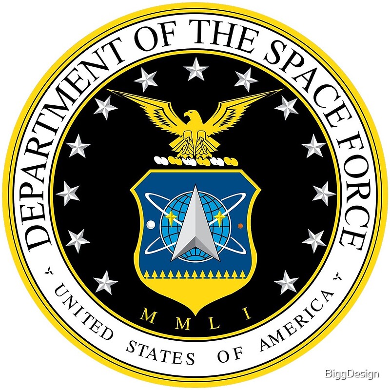 "Space Force Seal Logo" by BiggDesign | Redbubble