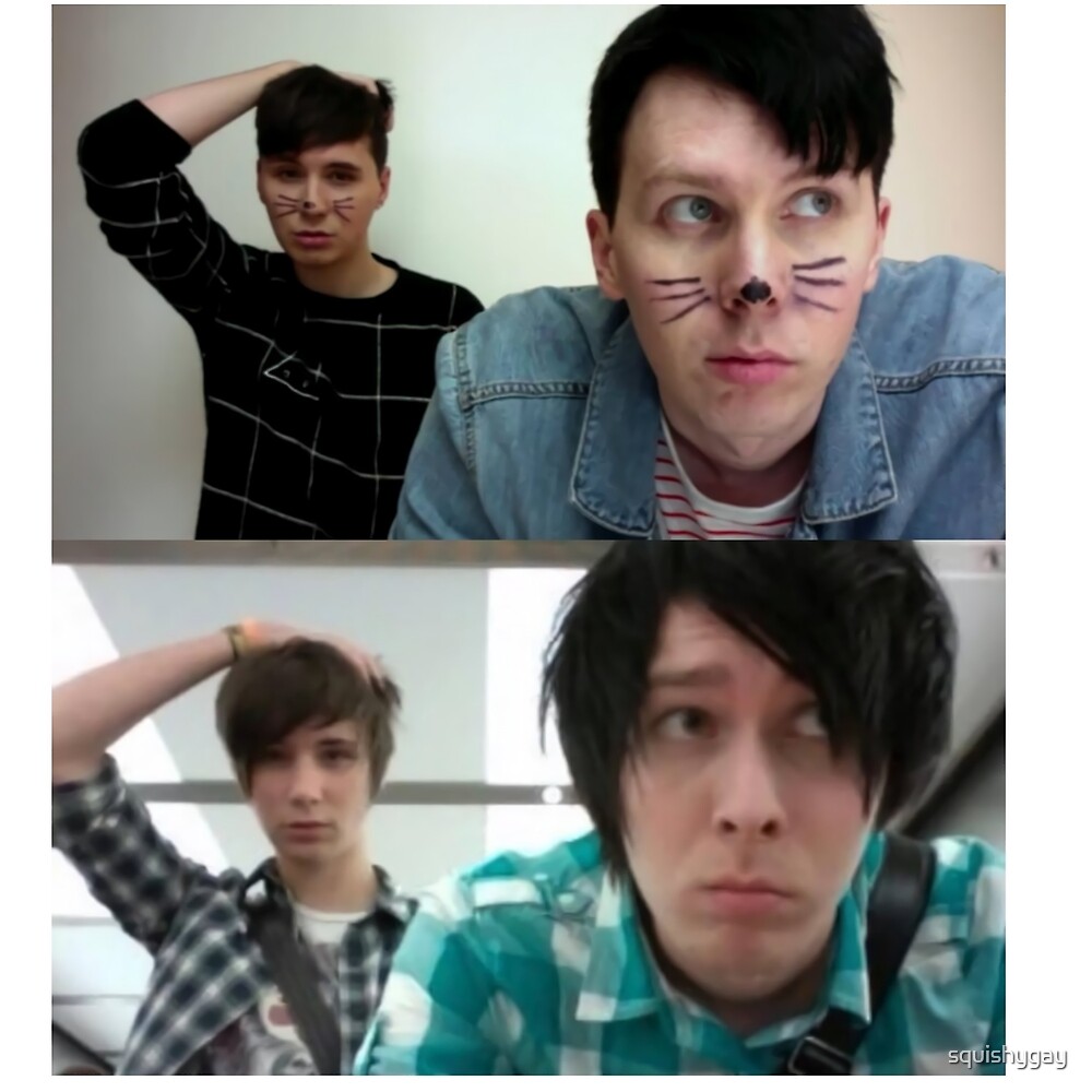 "Dan and Phil's First Selfie 2018 Update" by squishygay | Redbubble
