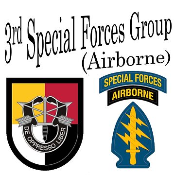 "3rd Special Forces Group" Essential T-Shirt for Sale by Marty Martin ...