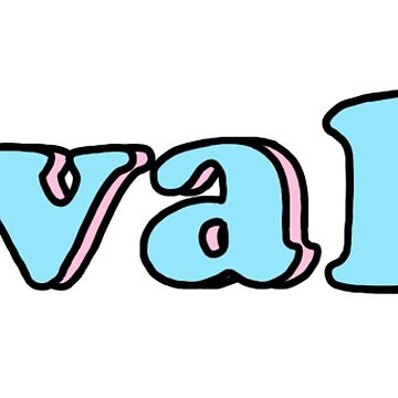 "Val Sticker" Sticker for Sale by DeeFuzzDesigns | Redbubble