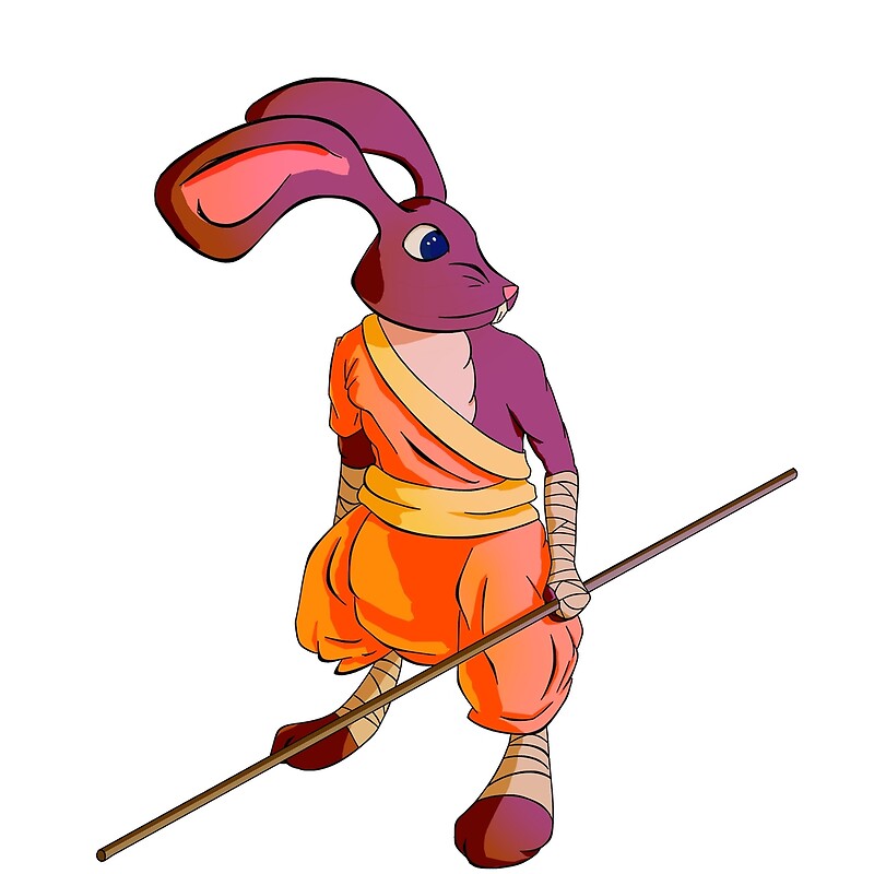 "Bunny Monk" by LastExitAhead | Redbubble