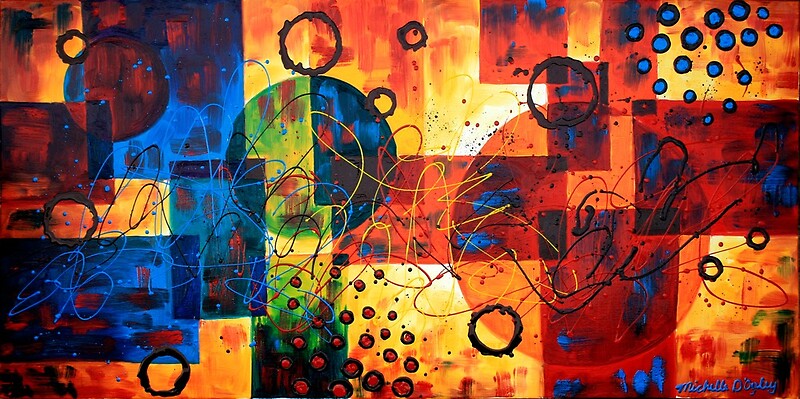 "Planetary Alignment" by Abstract D'Oyley | Redbubble