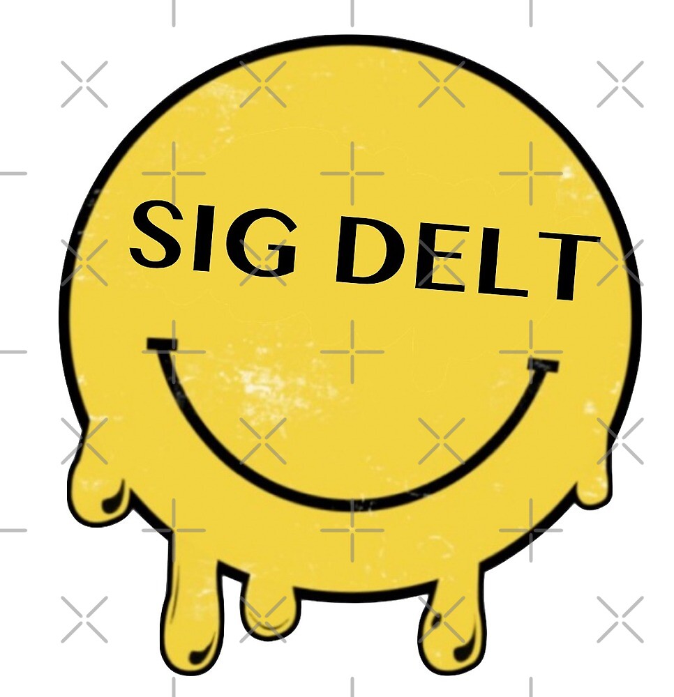 "smiley face sigma sticker" by Sydney Huberman | Redbubble