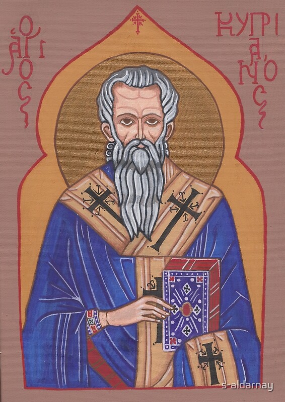 "Saint Cyprian Icon" by s-aldarnay | Redbubble