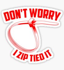 Zip Tie Stickers | Redbubble