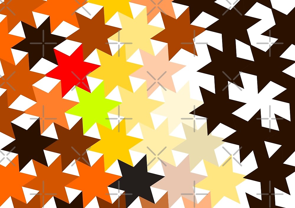 "abstract star pattern" by Stephen Ignacio | Redbubble