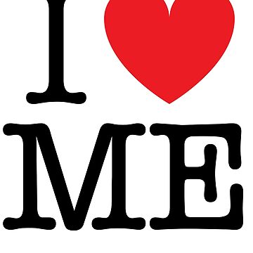 "I HEART ME" Sticker for Sale by MasterpieceArt | Redbubble