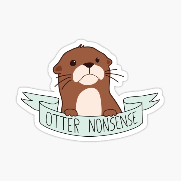 Otter Stickers | Redbubble