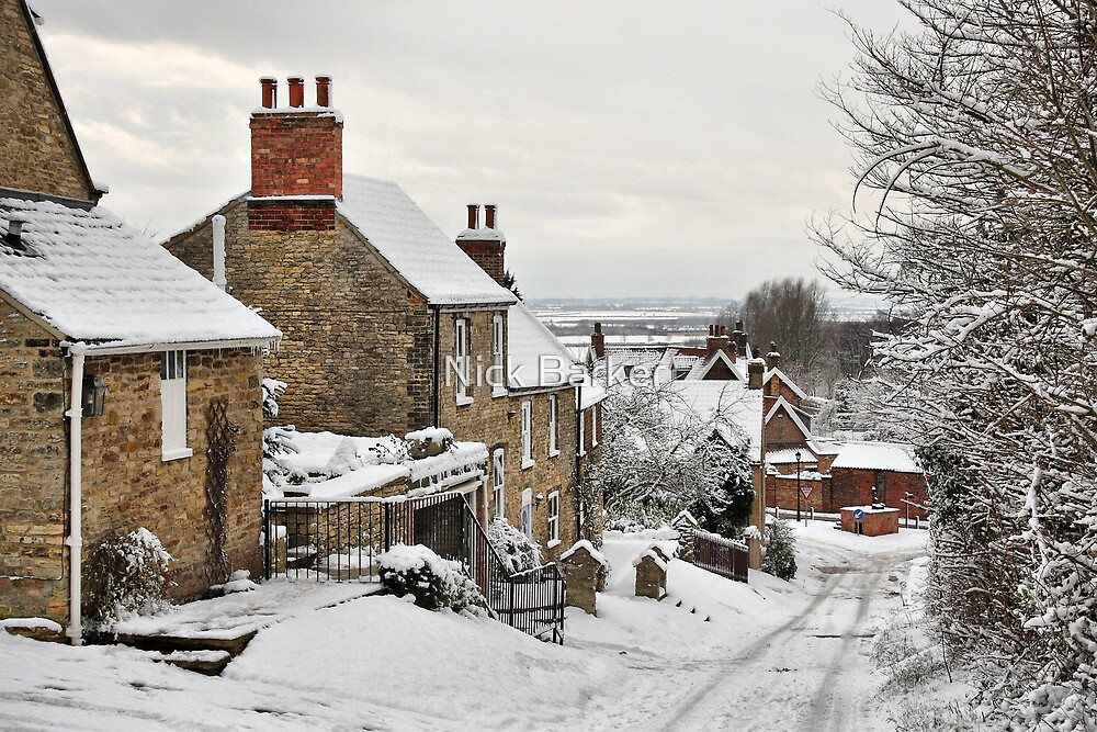 "Snowscene, Brantingham village, East Yorkshire UK" by Nick Barker ...