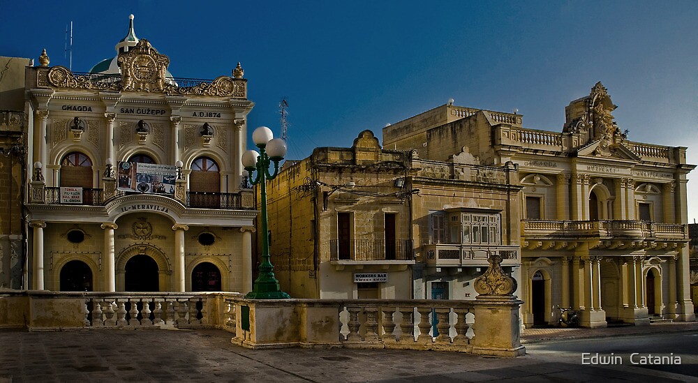 "Architecture in Ghaxaq Malta --- Rival Band-Clubs" by Edwin Catania ...