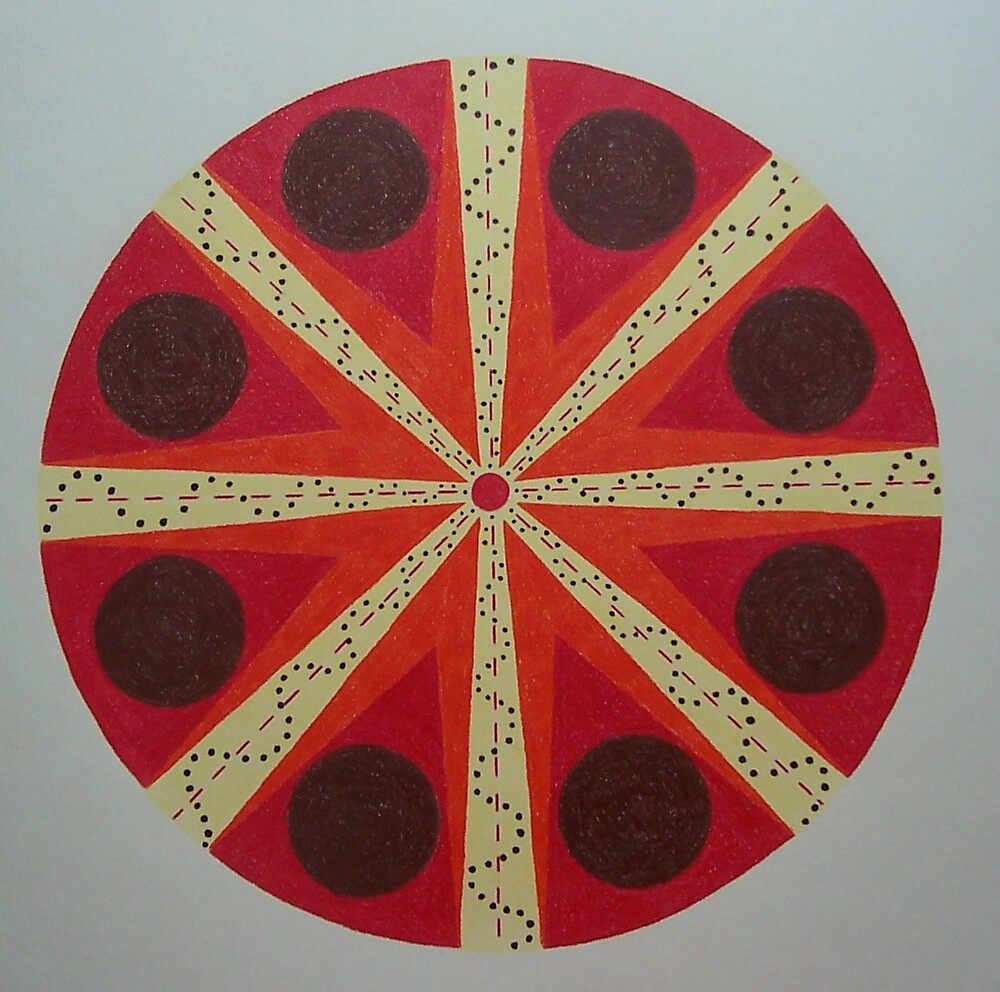 "Australian Aboriginal Mandala" by Helene Krog | Redbubble