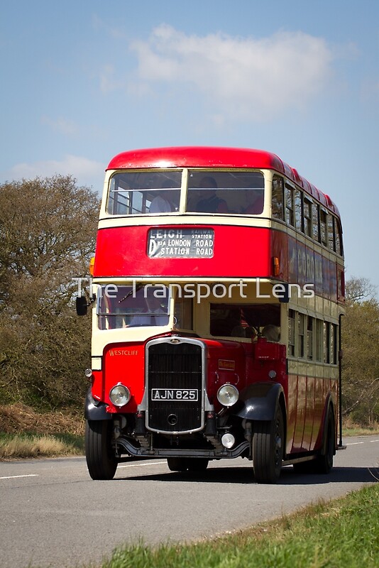 "Vintage Red Bus" by The Transport Lens | Redbubble