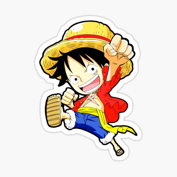 Luffy Chibi Stickers | Redbubble