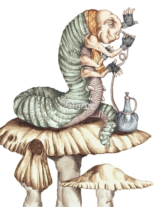 "Alice Caterpillar" by ZugArt | Redbubble