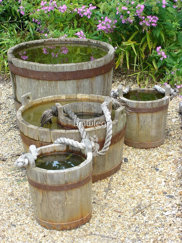 "Colonial Water Buckets" by bmwlego | Redbubble