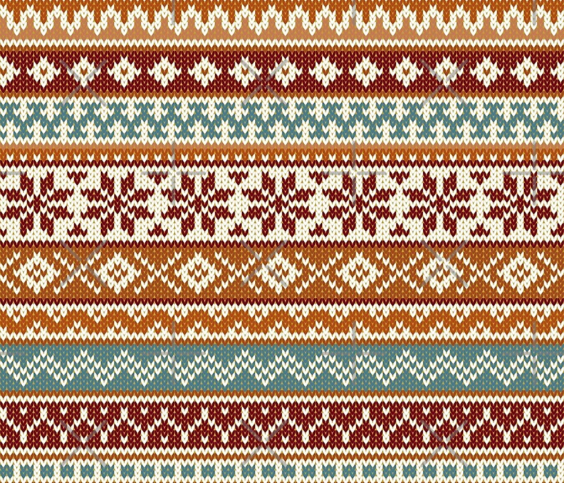 "Fair Isle Fox Vibes" by miavaldez | Redbubble