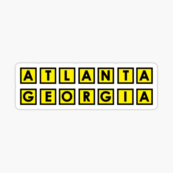 Atlanta Stickers | Redbubble