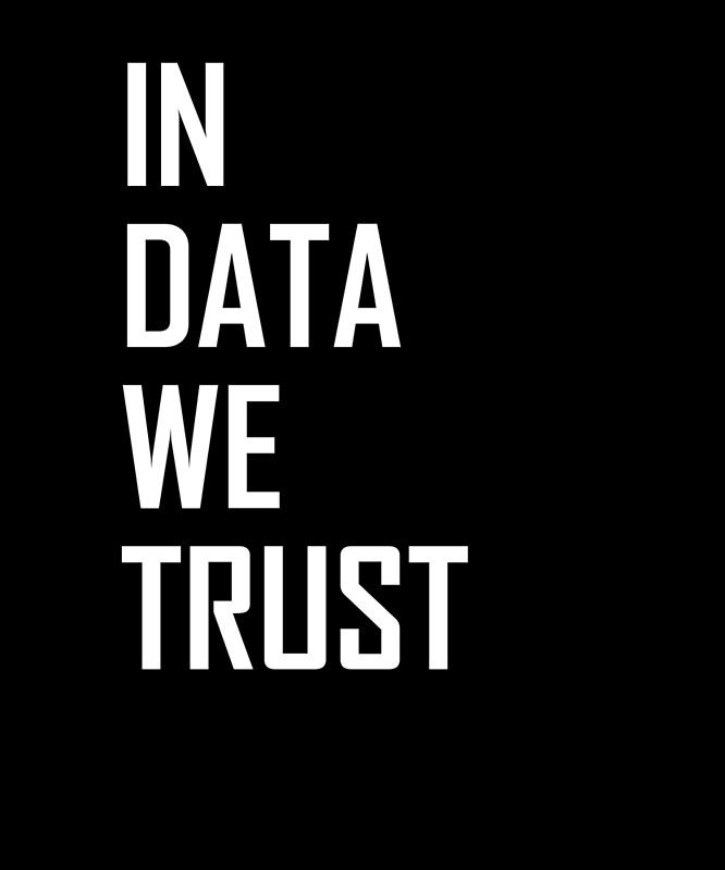 "In Data We Trust" by the-elements | Redbubble