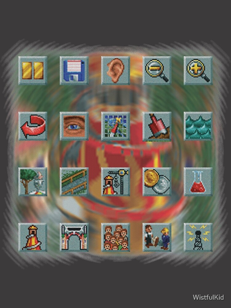 "Roller Coaster Tycoon Icons" Framed Print by WistfulKid | Redbubble