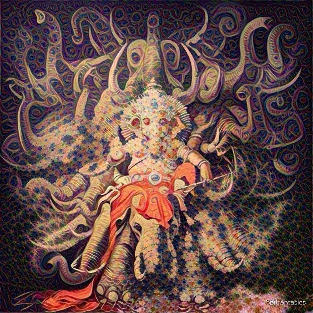 "Trippy Lord Ganesha" by 8bitfantasies | Redbubble