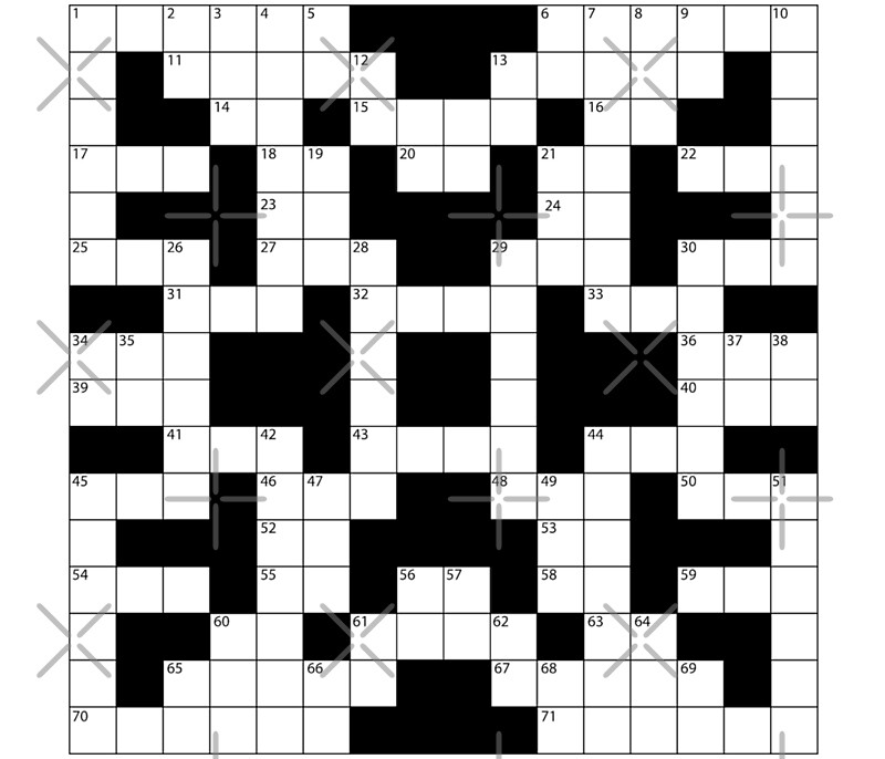 "Crossword Pattern" by isstgeschichte | Redbubble