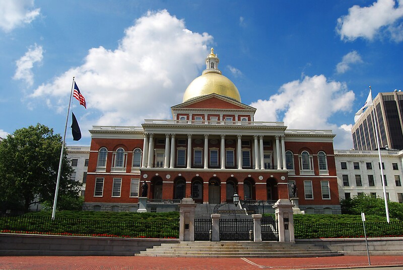 "Boston Capital Building" by Benjamin Doktor | Redbubble