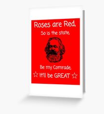 Socialist Greeting Cards | Redbubble