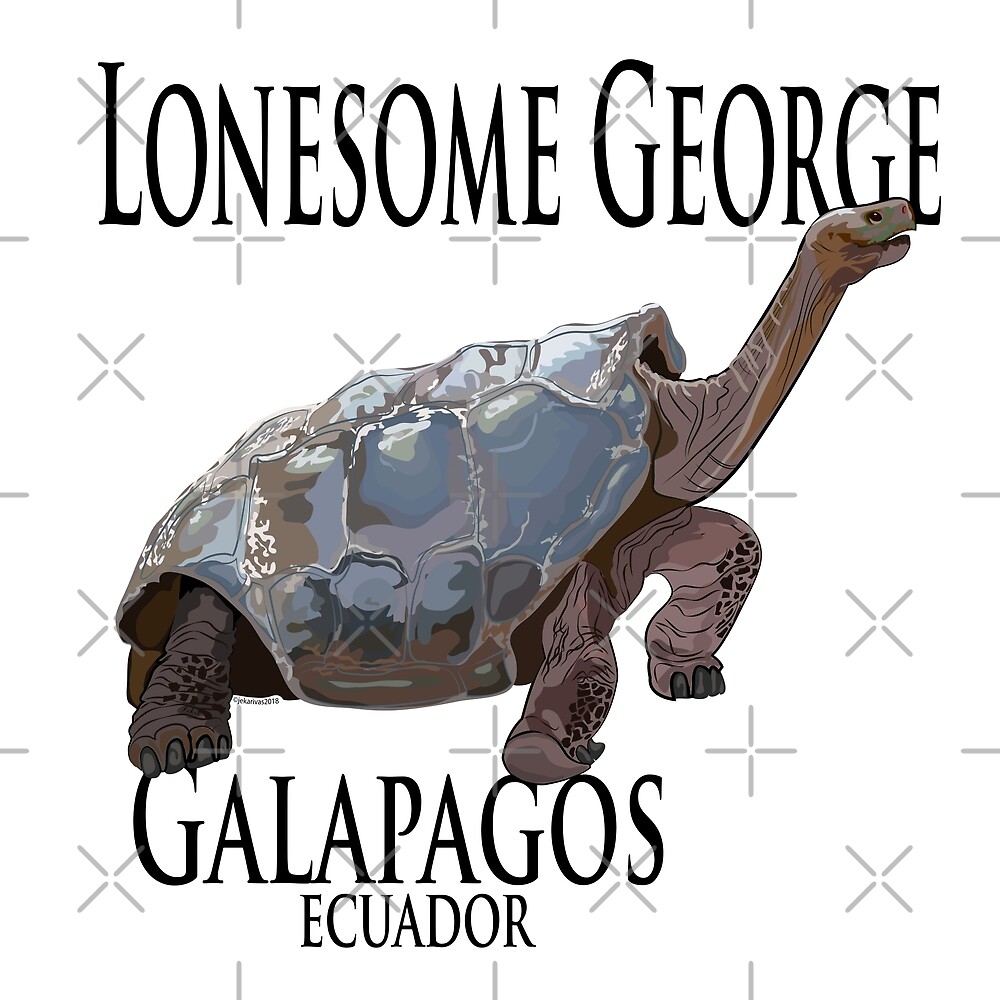 "Galapagos Lonesome George Turtle" by leeloolook | Redbubble