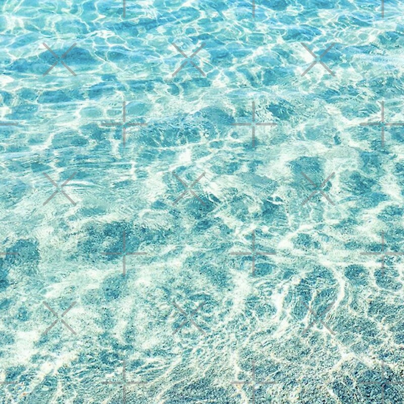 "Crystal Clear Aqua Blue Ocean Water" by AlexandraStr | Redbubble