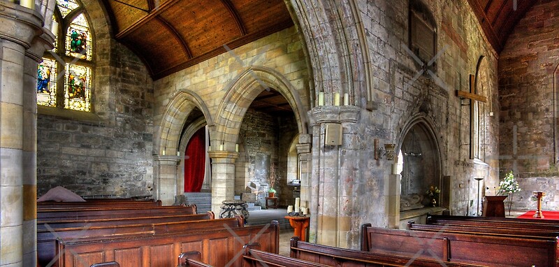 "Inside Culross Abbey Church" by Tom Gomez | Redbubble